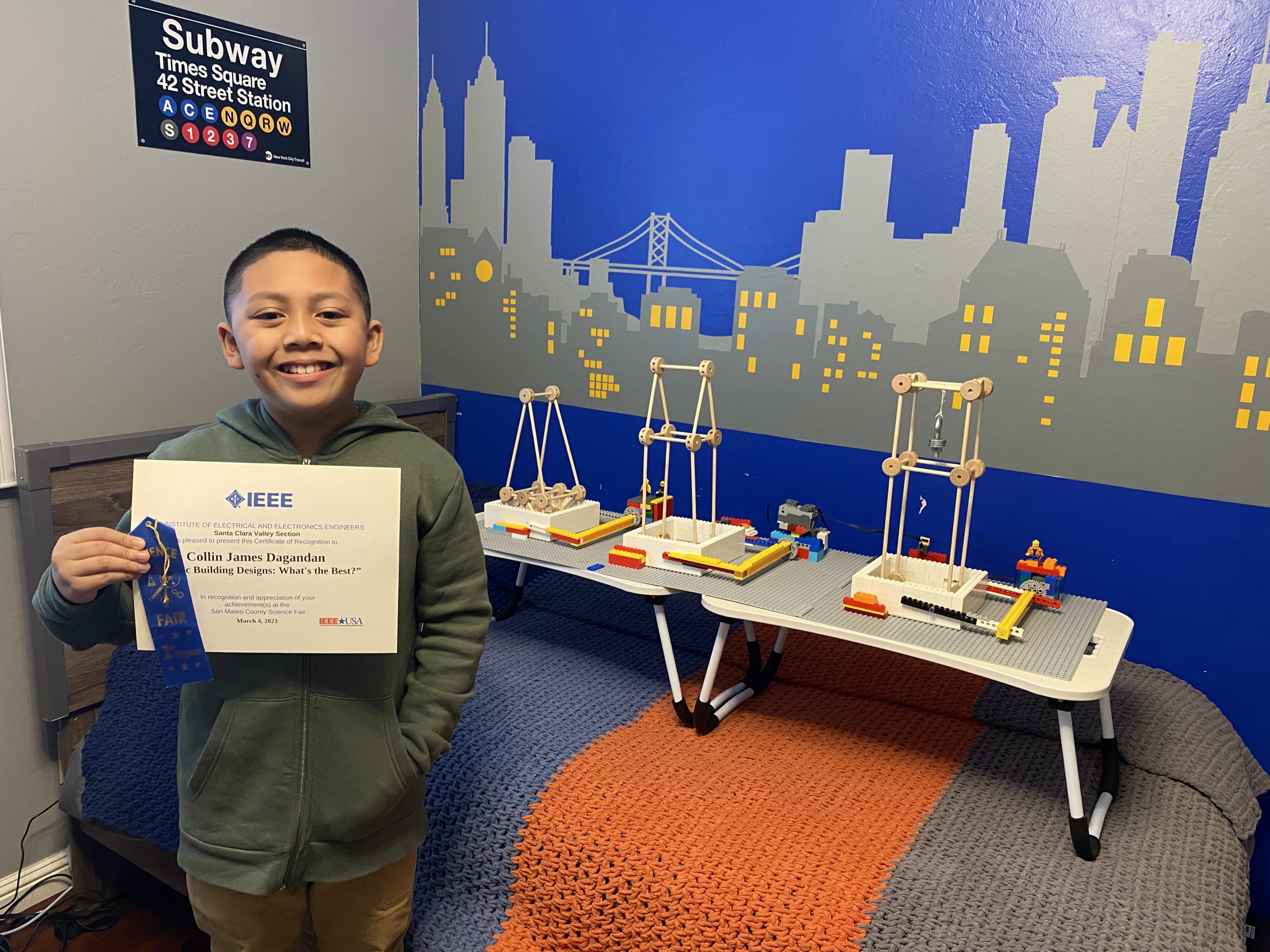 San Bruno Student Collin Dagandan Wins 2nd Place at County STEM Fair ...